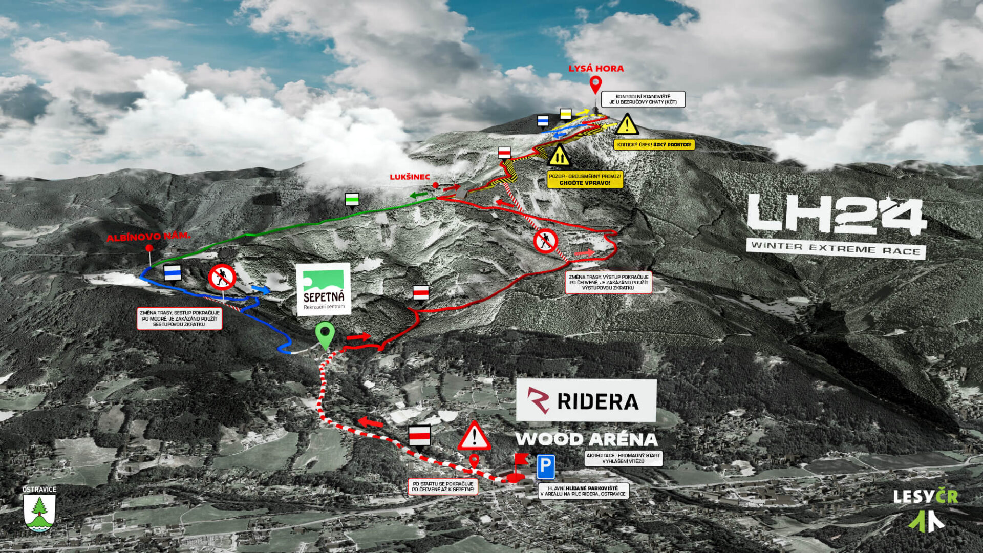 IMOS LH24 2024 - TRASA ZÁVODU | IMOS LH24 2025